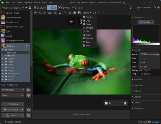 jAlbum - 创建在线相册
